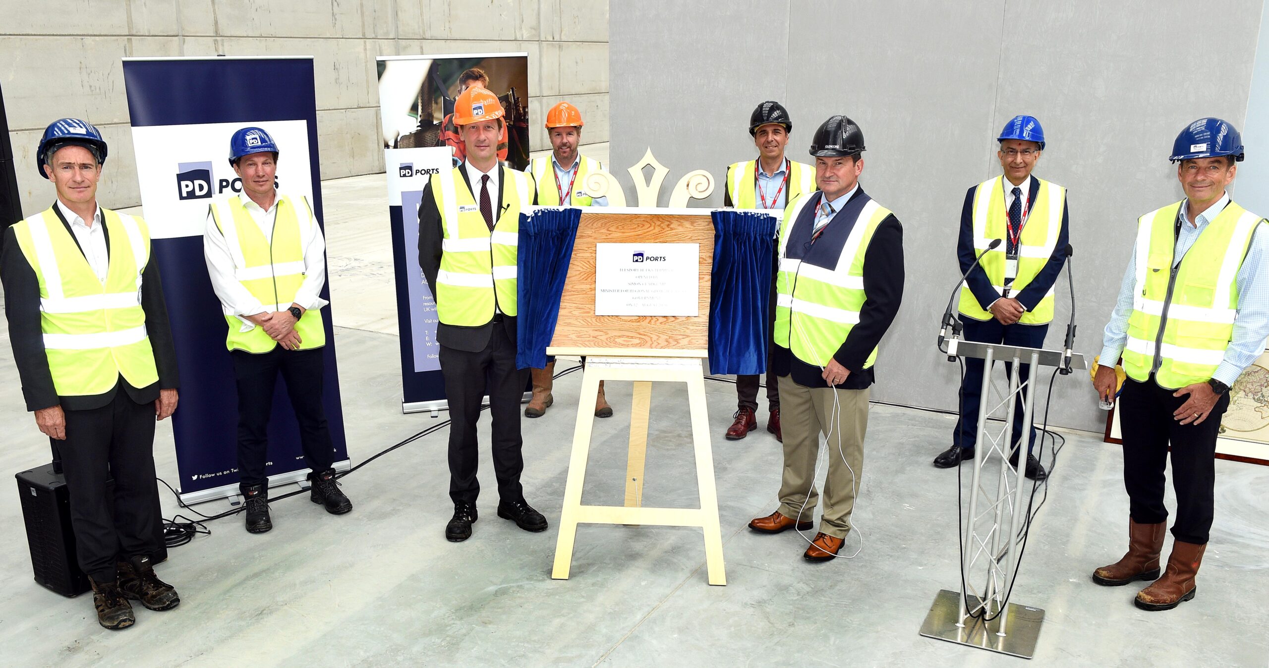 Minister opens Teesport multi-million pound bulks terminal - Invest in ...