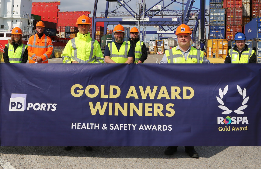 Continued award celebrations for PD Ports as company scoops GOLD health ...