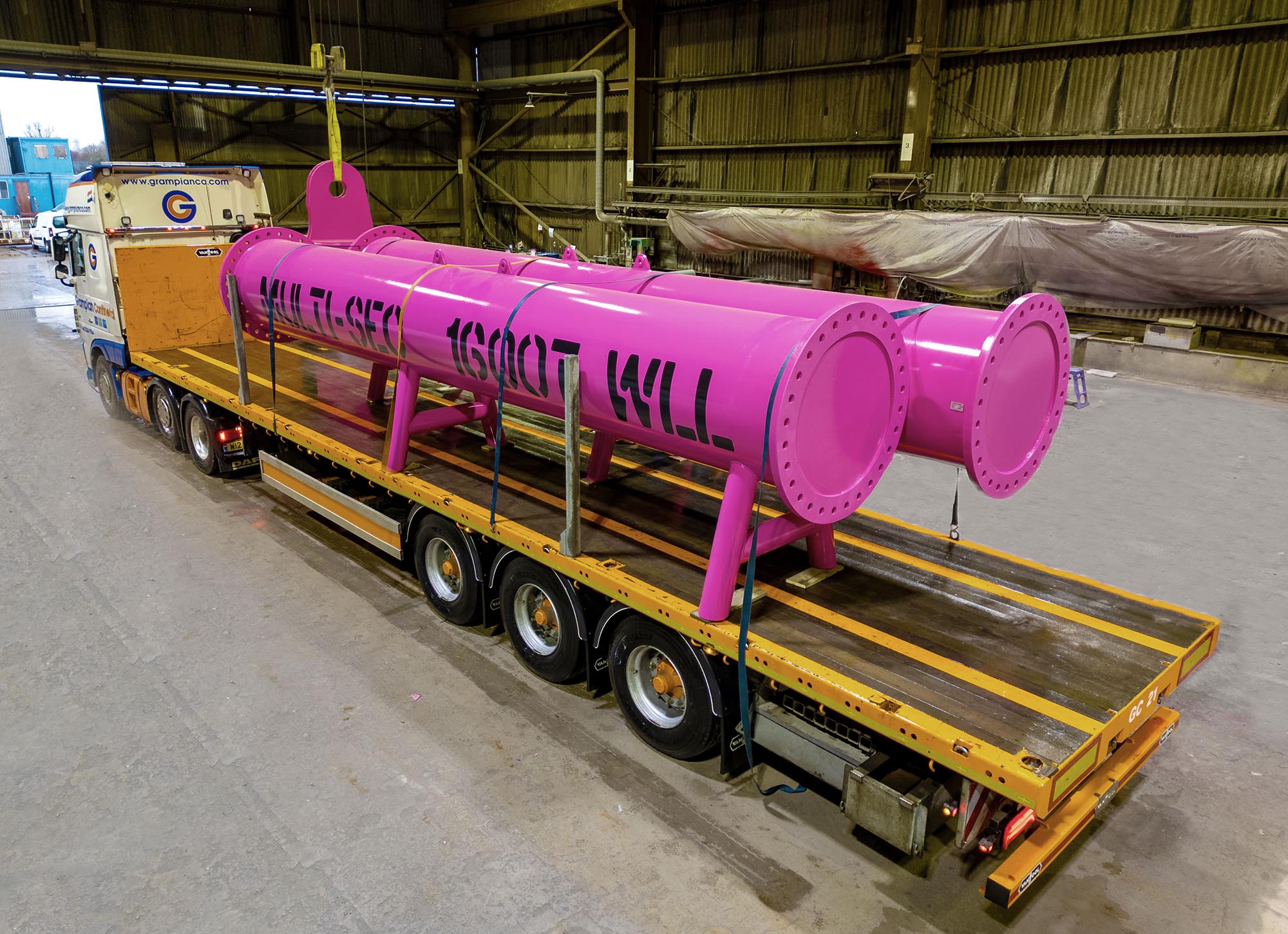 Multisec® unveils 1600 tonne monopile beam - Invest in Middlesbrough ...